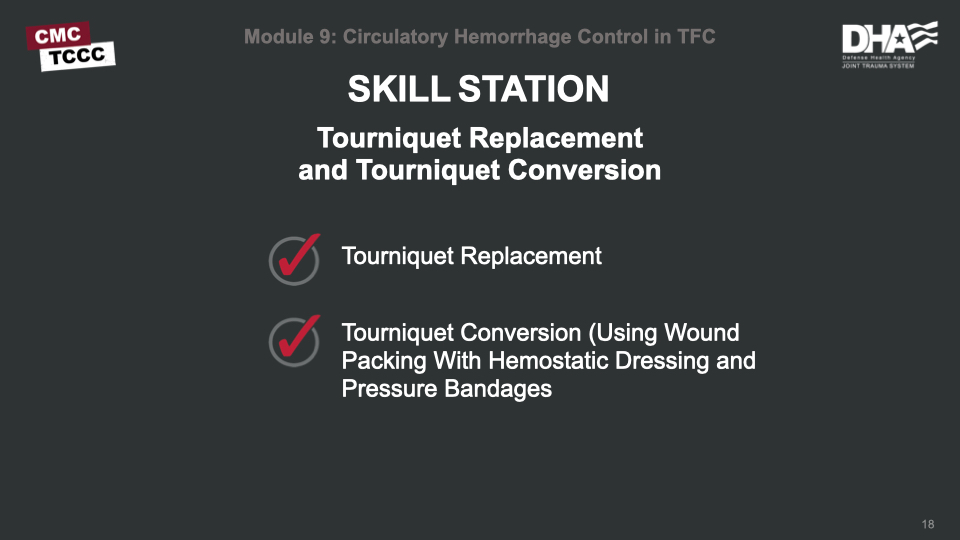 Module 9: Circulation and Hemorrhage Control in TFC