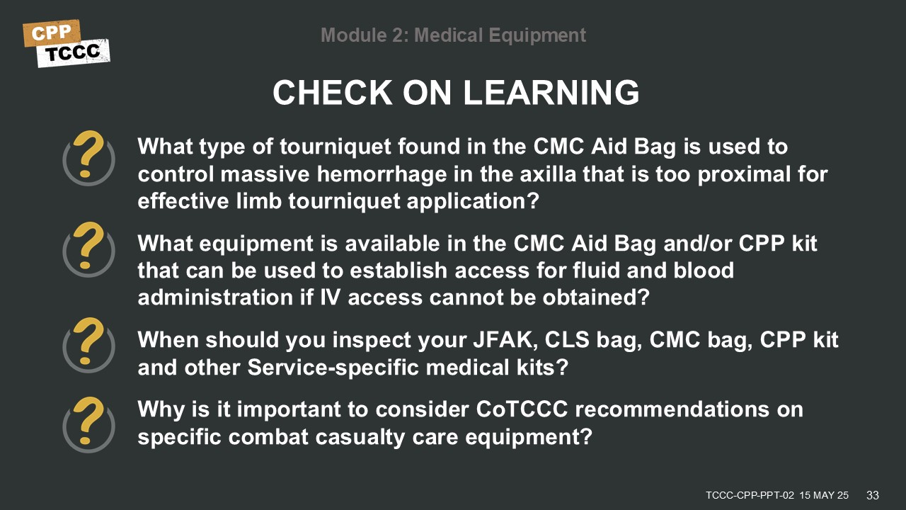 Module 2: Medical Equipment