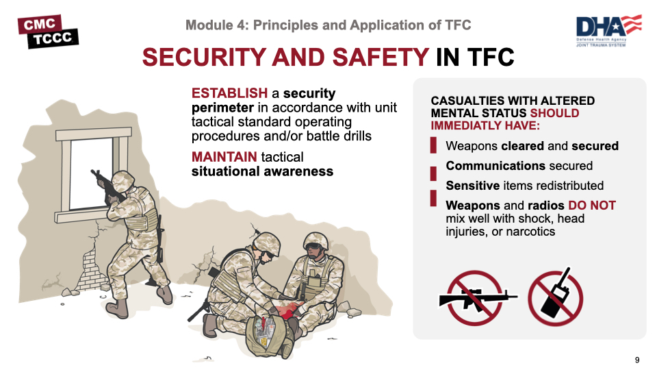 Module 4: Principles and Application of Tactical Field Care (TFC)
