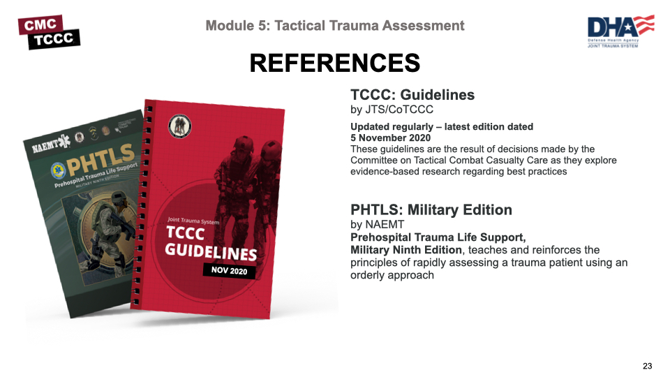 Module 5: Tactical Trauma Assessment